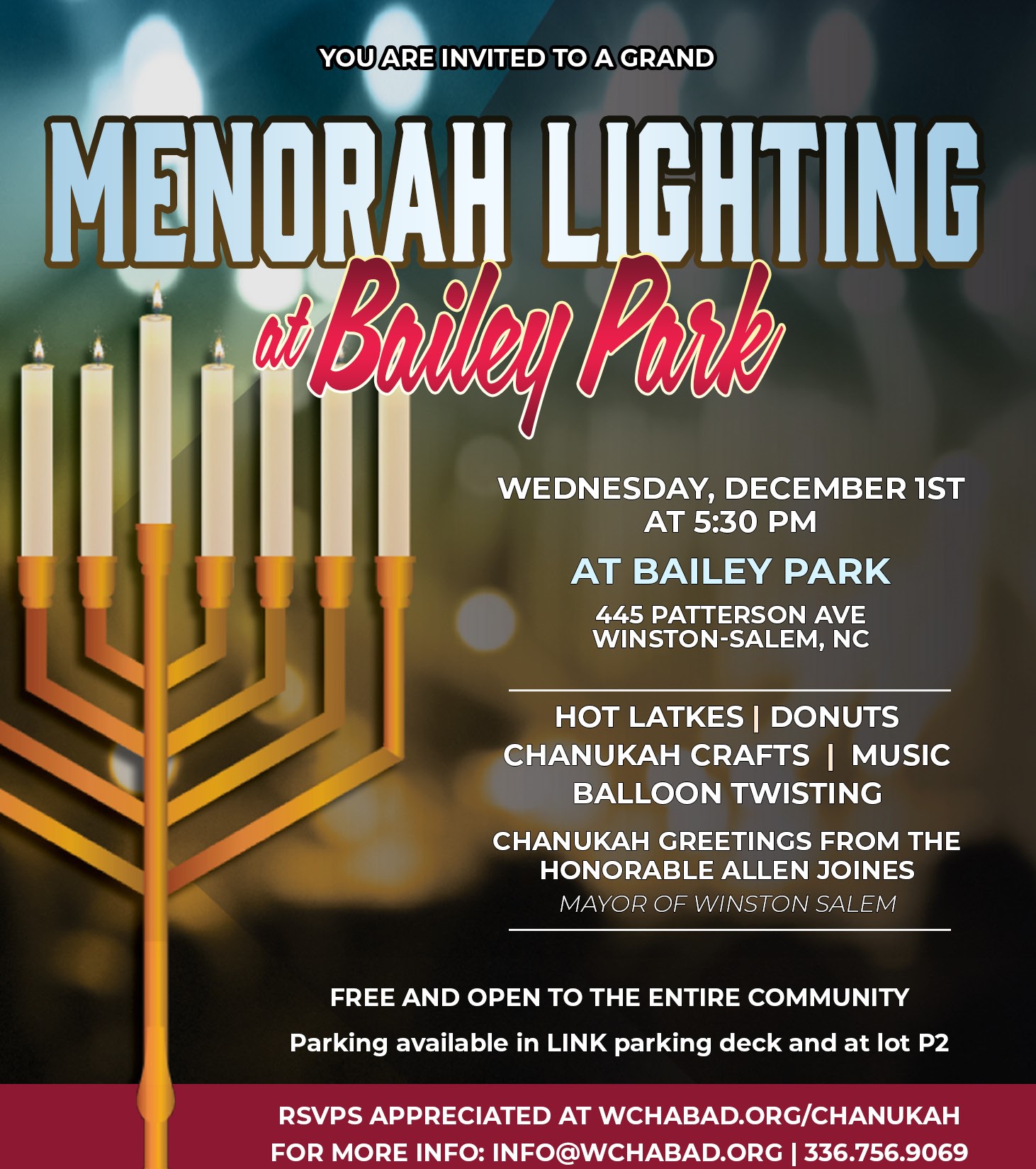 Hanukkah Menorah Lighting Ceremony